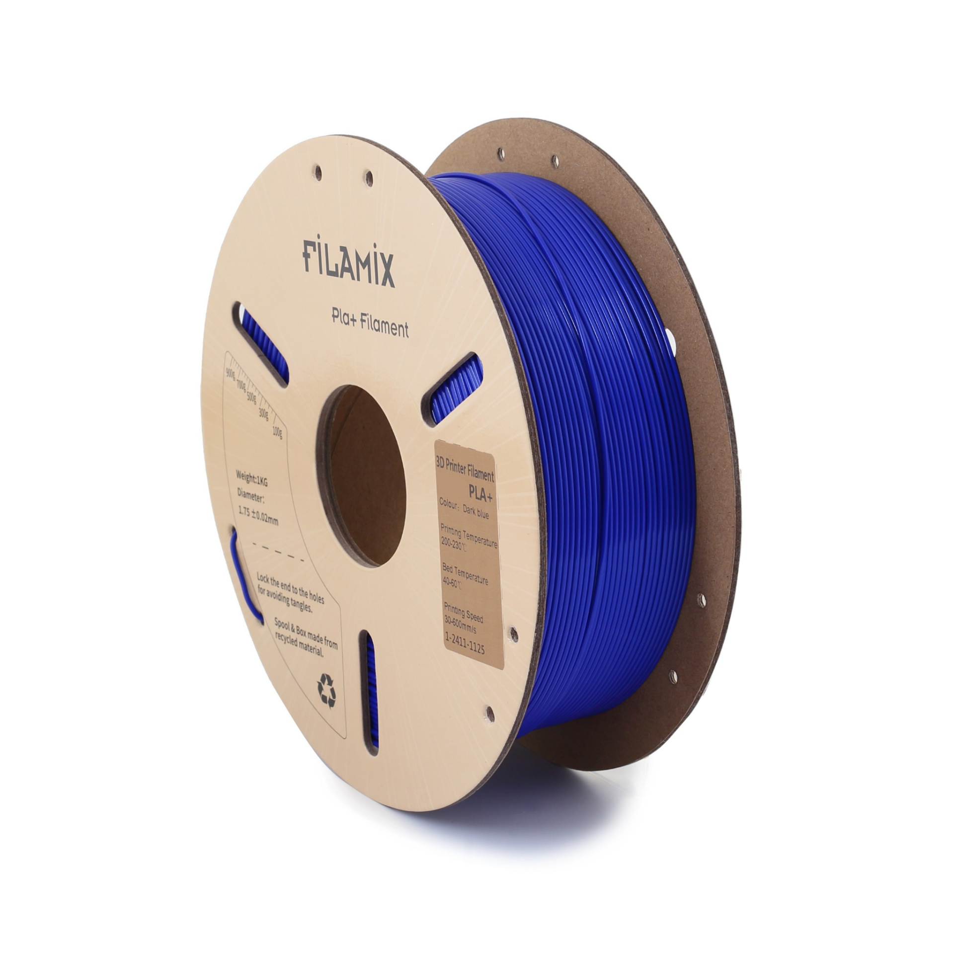 Filamix Koyu Mavi PLA Filament 1.75 mm 1000 Gr.
